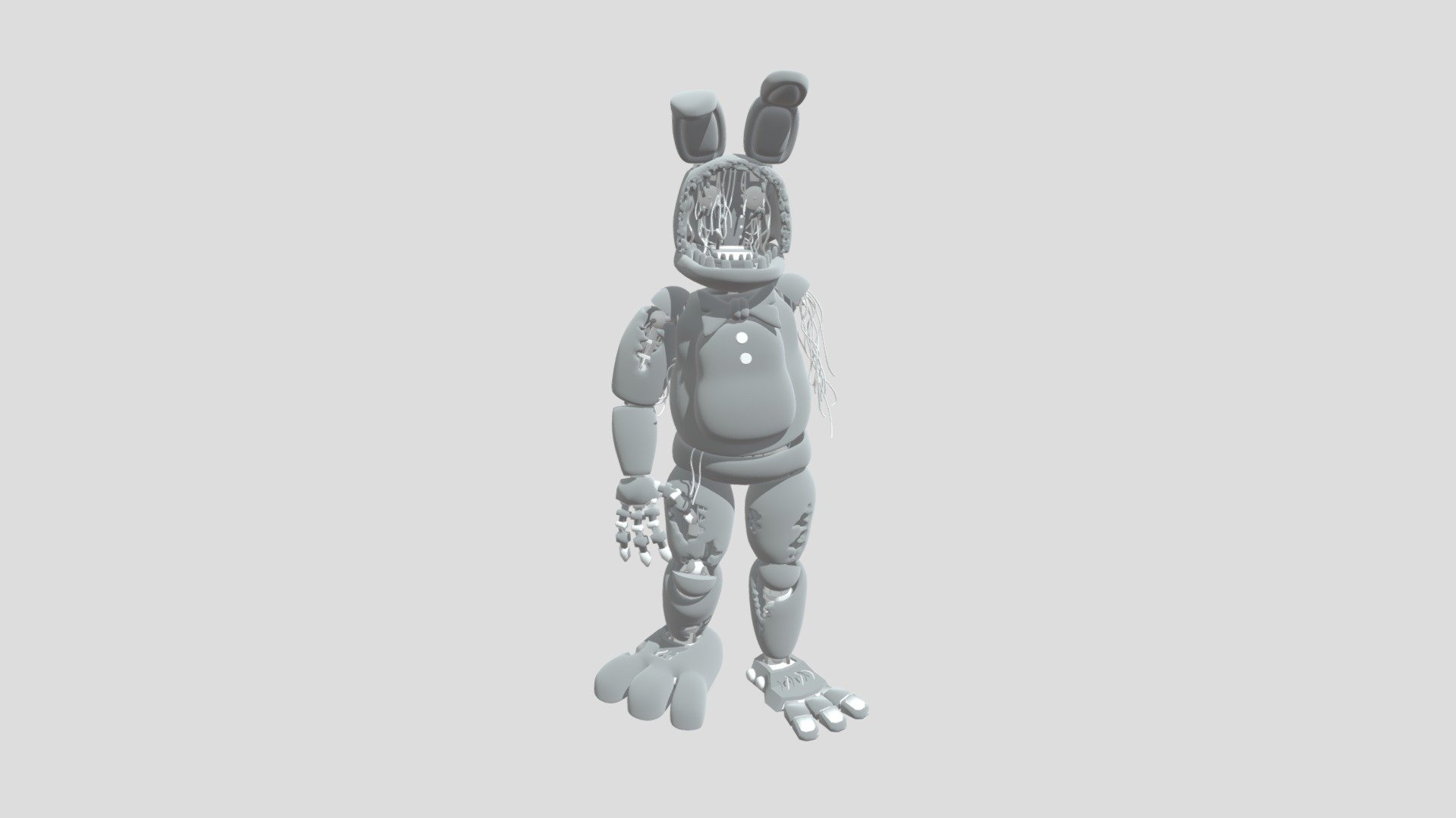 TMG Withered Bonnie - Download Free 3D model by Freddy_Fazbear (@LBSCR ...