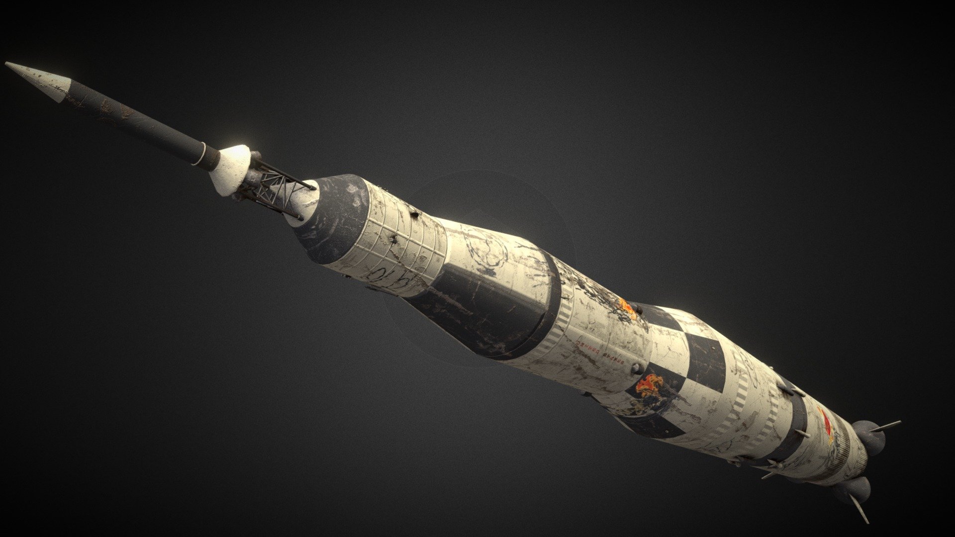 Saturn V Toy - 3D model by Murthag997 [00e224e] - Sketchfab