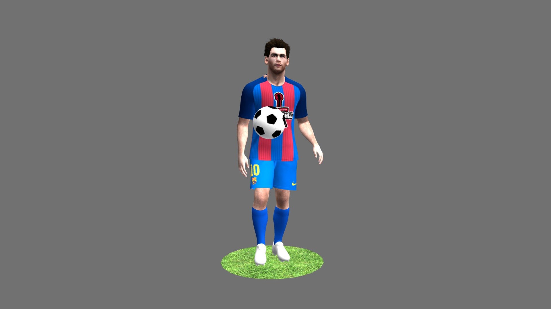 Messi - 3D model by ARLEAP (@starcatcherspb) [00e2286] - Sketchfab