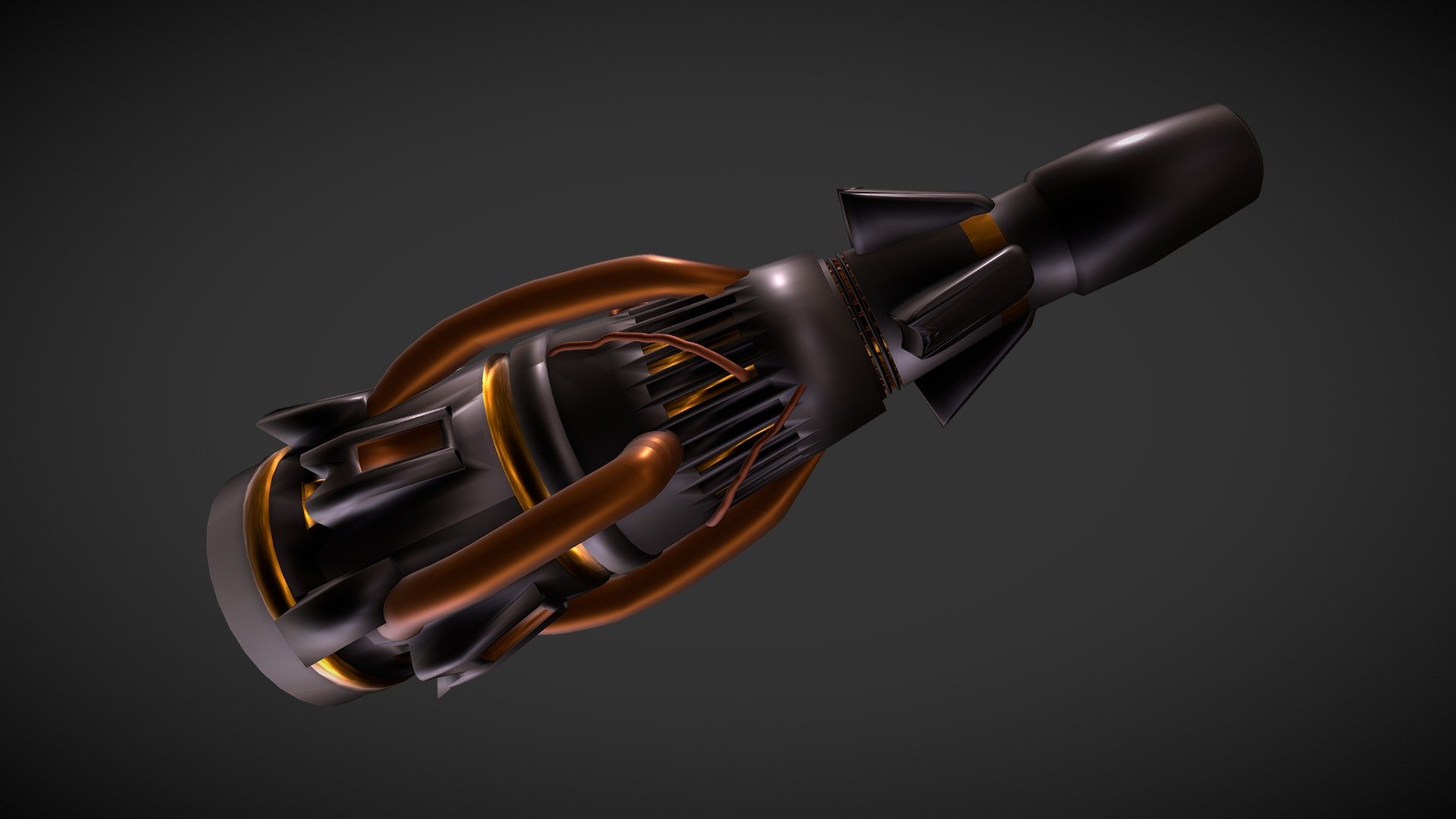 Spaceship - Engine - Download Free 3D model by MOJackal [00e294a ...