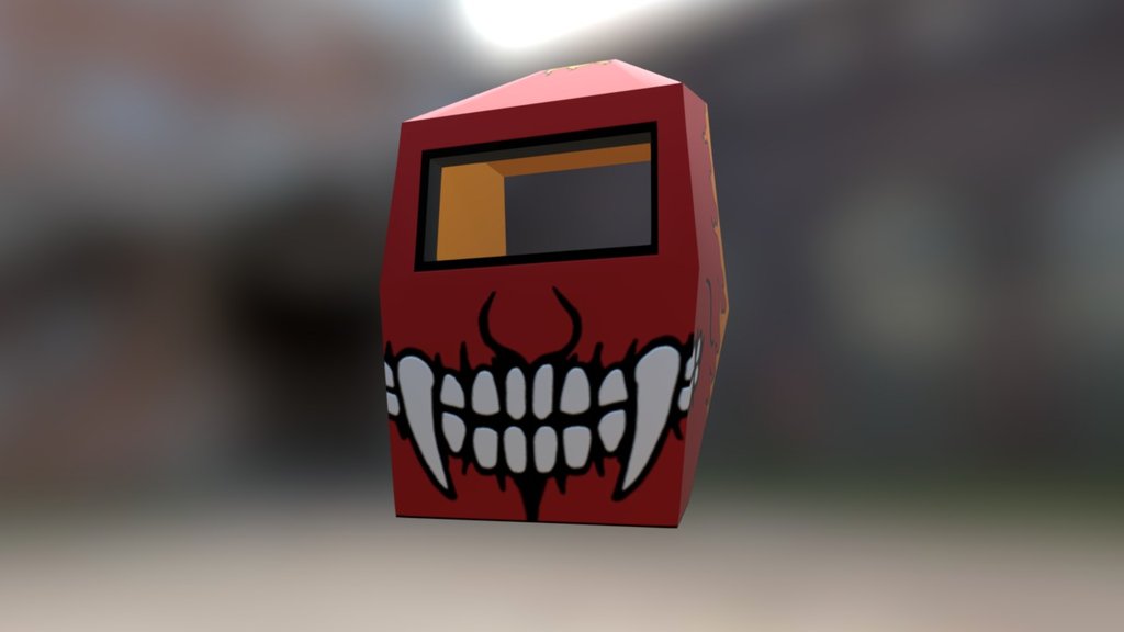 Welding Mask - Fiend - 3D model by fiffe [00e33d3] - Sketchfab