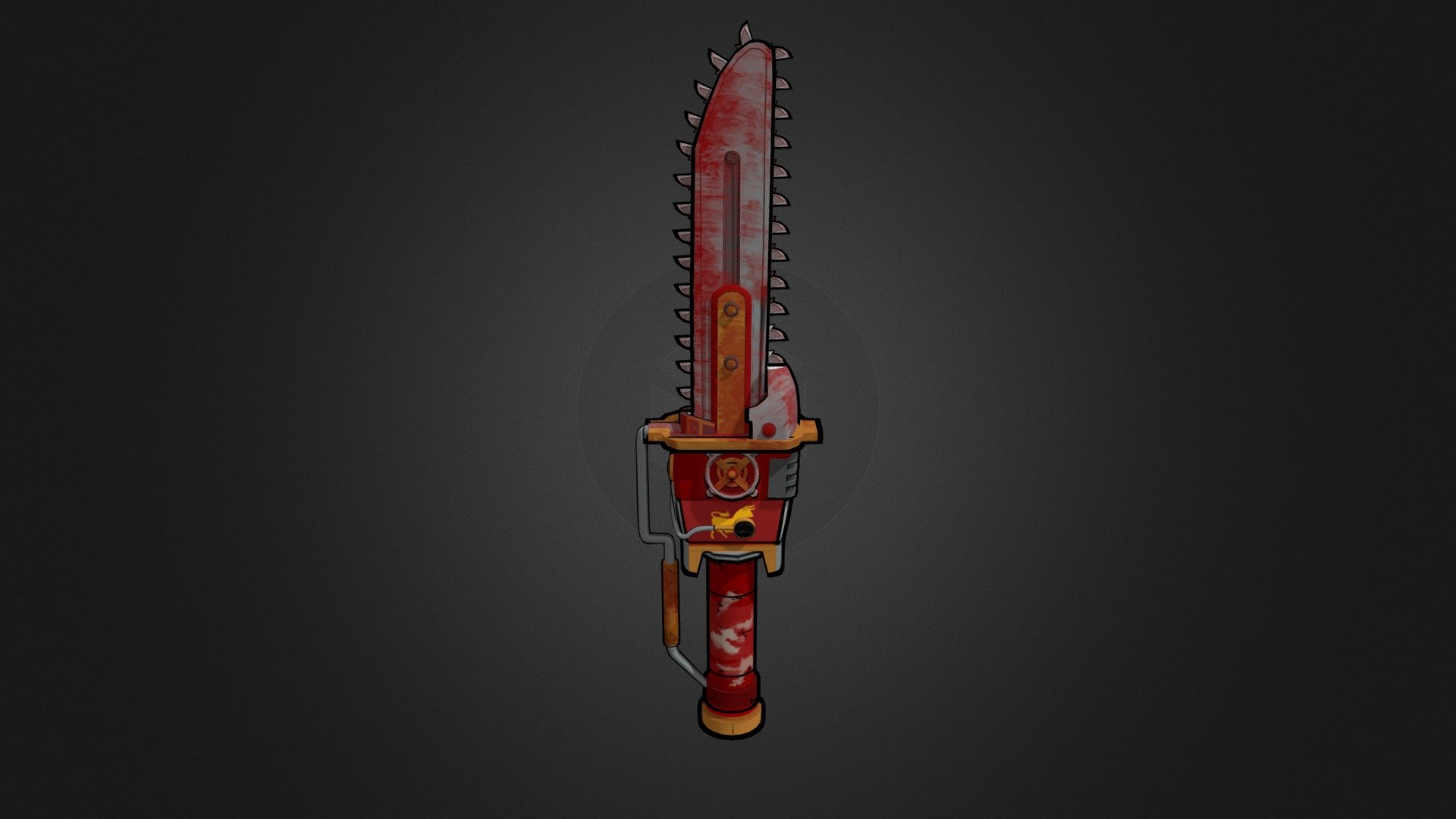 The Legion Ripper - Fallout Borderlands Style - 3D model by ...