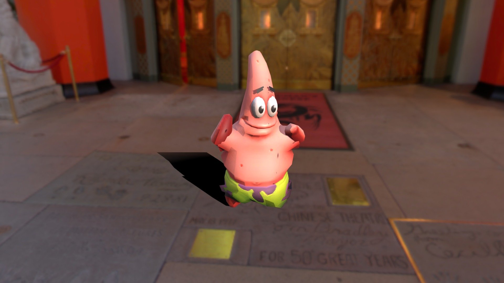 Samba Dancing patrick - Download Free 3D model by Gummibar gumy bear ...
