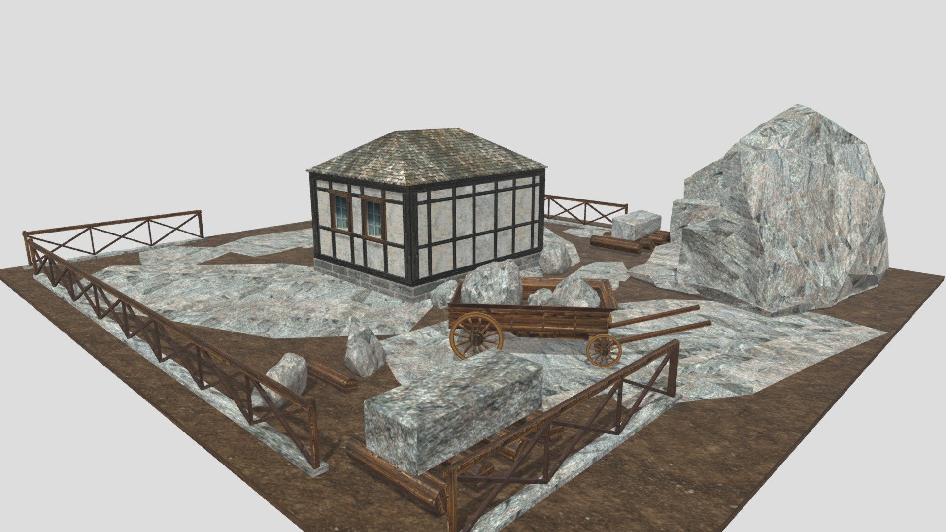 Tudor Stone Quarry - Download Free 3D model by novusod [00e4852 ...