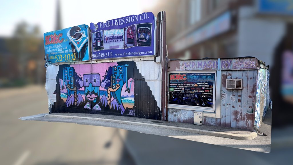 Hamilton Graffiti - A 3D model collection by John Bolton (@not_lob ...