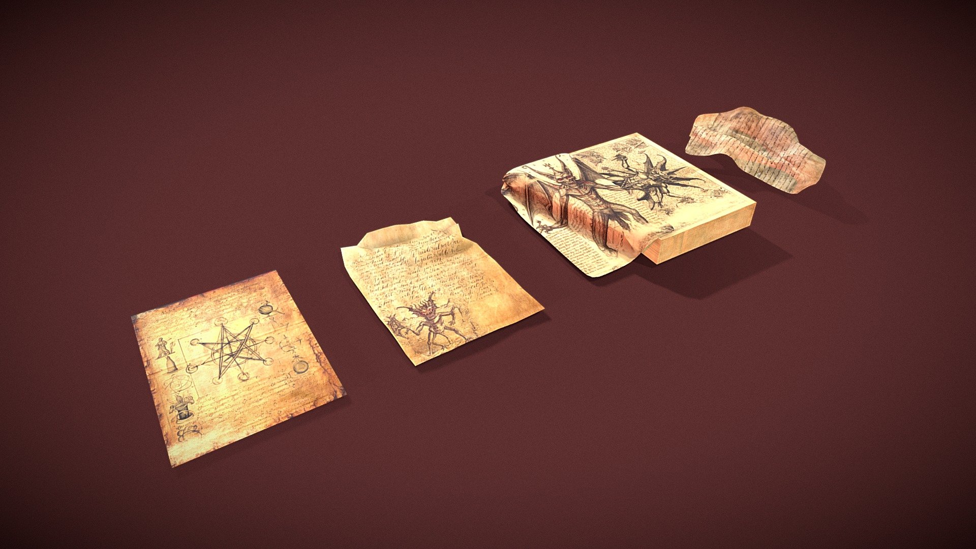 Paper debris v2 - Download Free 3D model by Sousinho [00e6bac] - Sketchfab