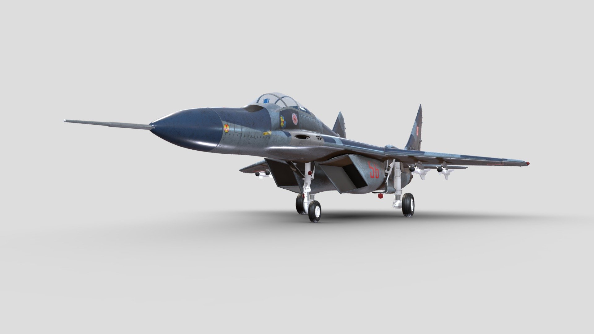 MIG-29 - 3D model by Paweł Hyciek Virtual_Reconstruction_CWR (@invi99) [00e770c] - Sketchfab
