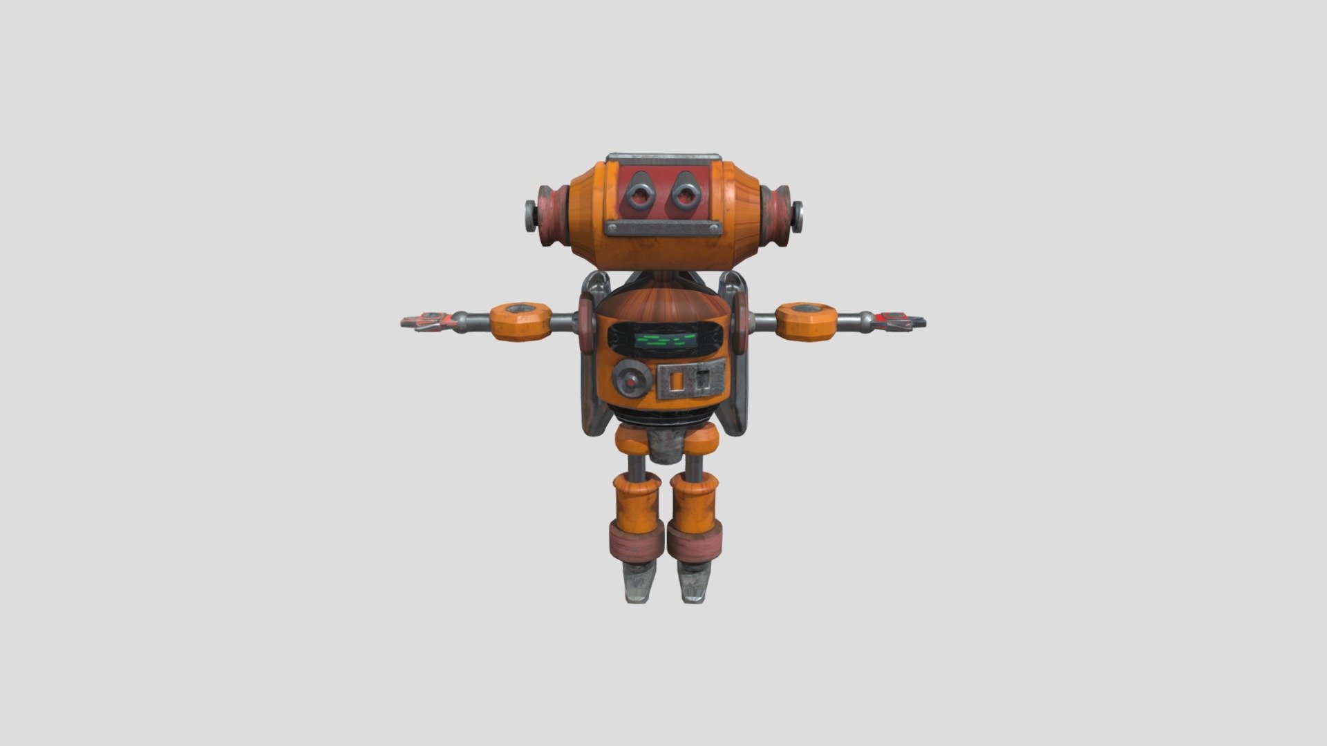 Robot Character - 3D model by Jot2020 (@Joelp89) [00e77cb] - Sketchfab