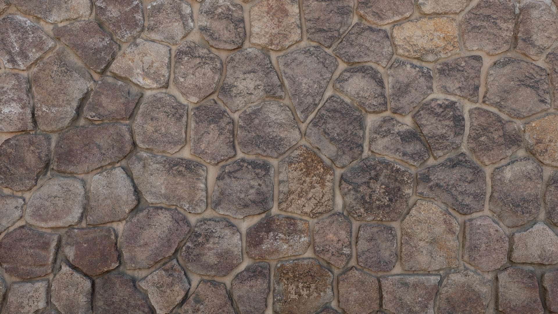 Red stones wall - 3D model by 333DDD (@333DDD-oficial) [00e8e33 ...