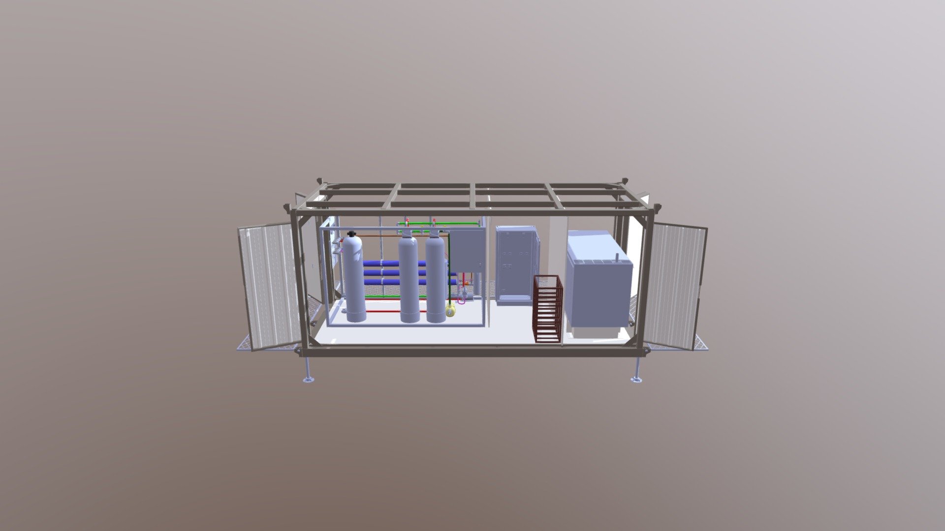 Contenedor Generador_3 - 3D model by cao8 [00ea5aa] - Sketchfab