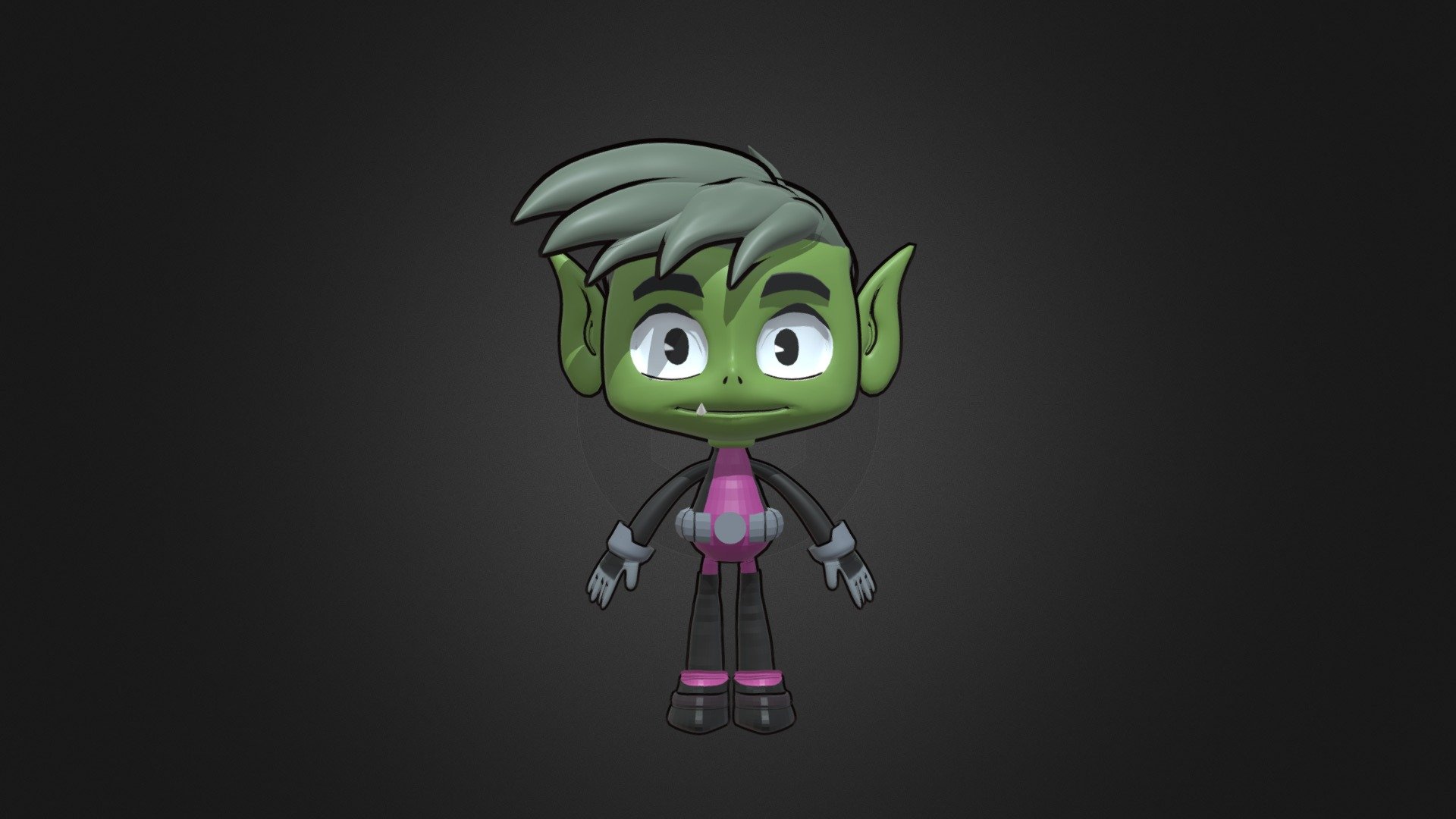 Beast Boy - 3D model by Model_Tech [00eaa1d] - Sketchfab