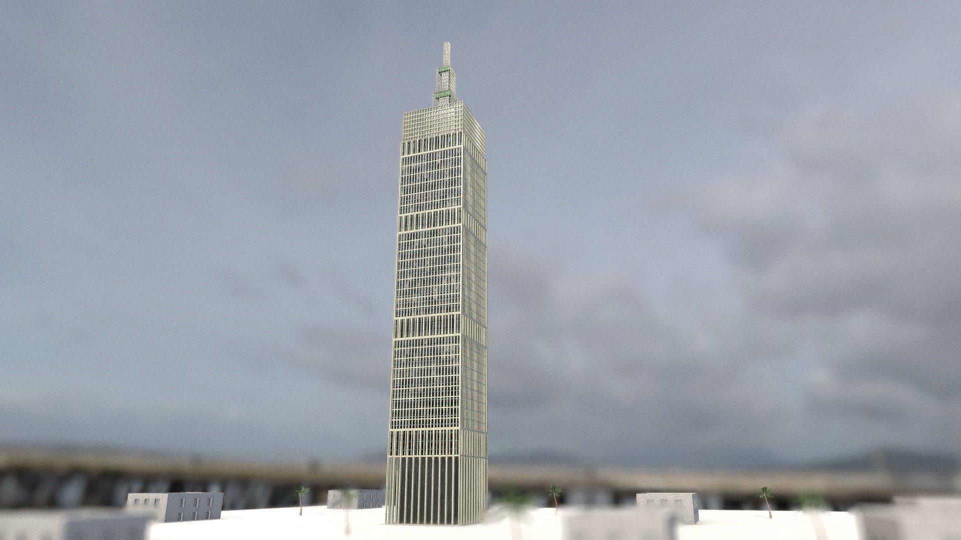 Al Asmakh Tower - 3D model by cuankiproduction [00ecf28] - Sketchfab
