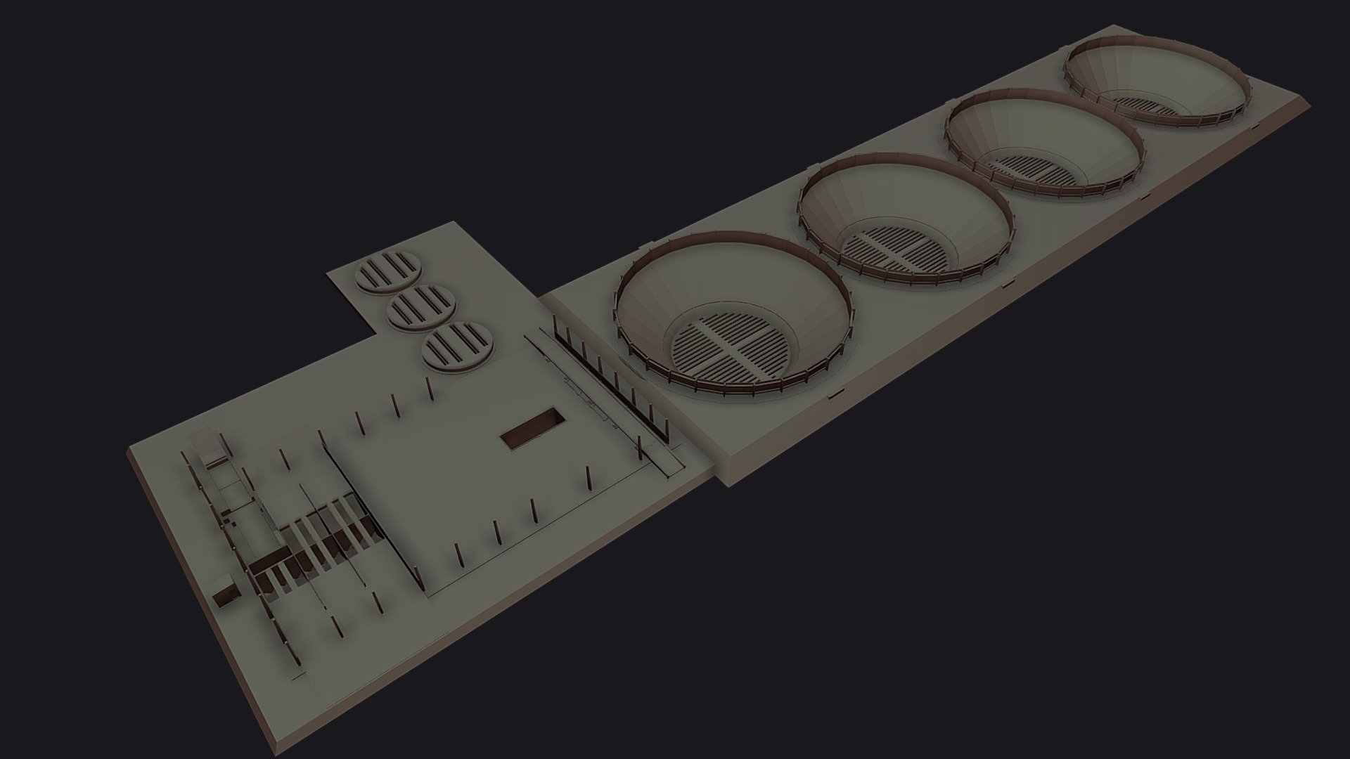 Estudo - Obra 4 Silos 250 mil Sacas. - 3D model by phdindustria ...