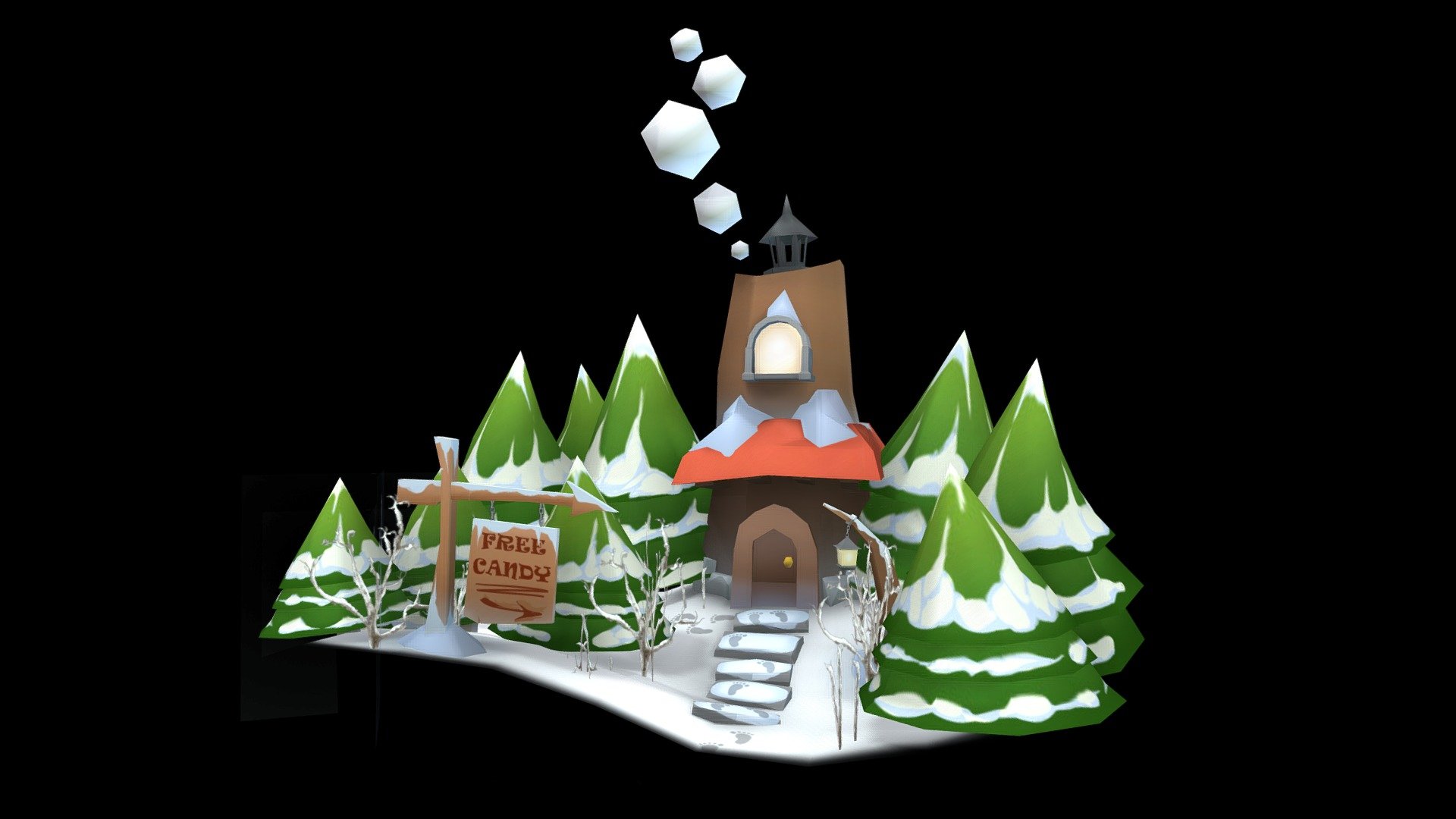 The Cozy Stump Huts - Winter Assets (Team Work) - Download Free 3D ...