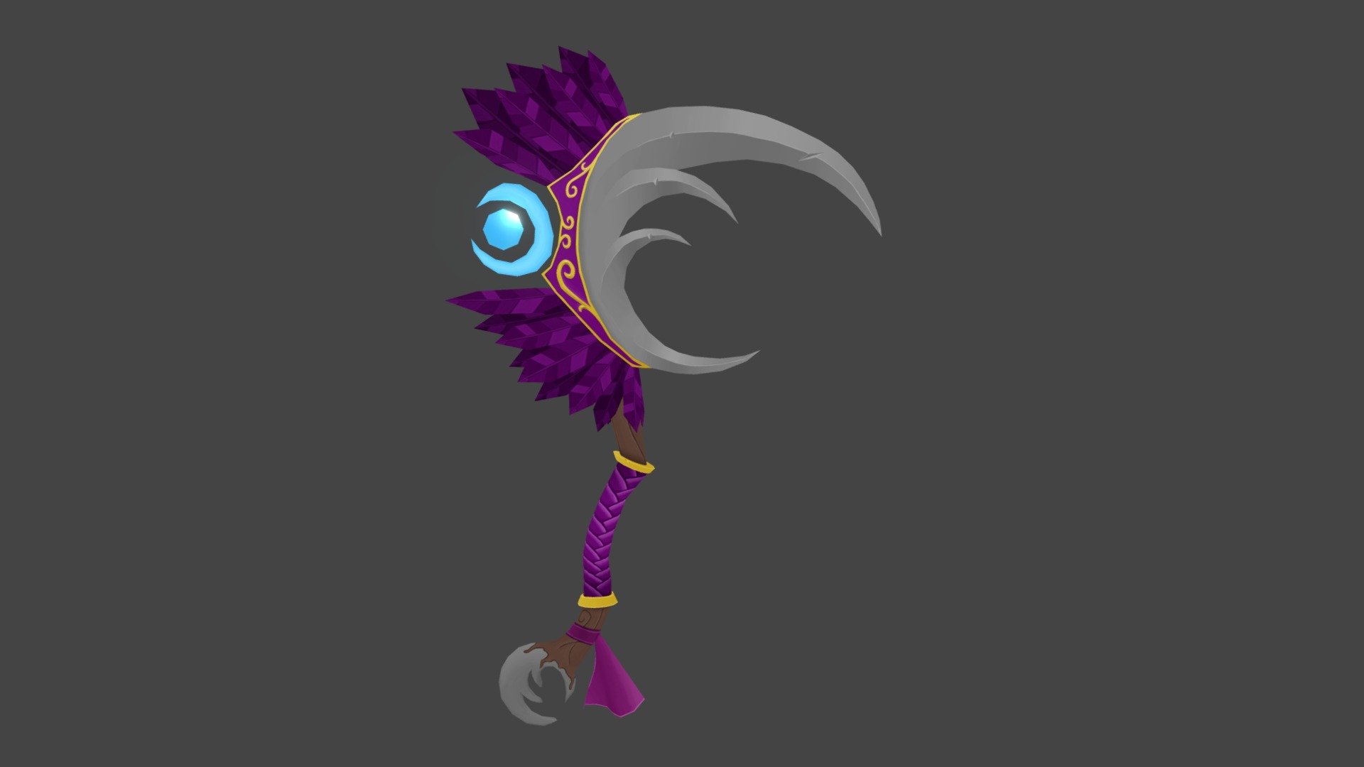 Night Elves Scythe - Weapon Craft - 3D model by JensDW (@JensDeWachter ...