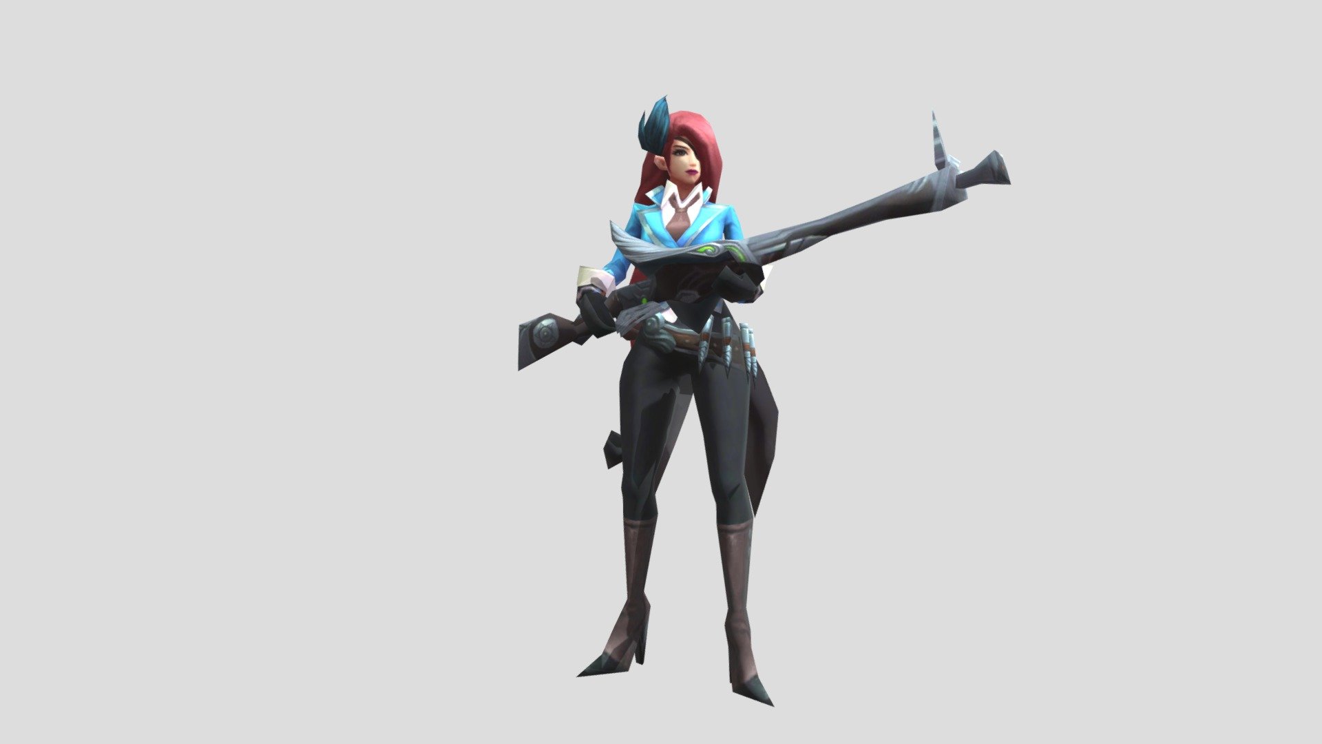 Hero_Lesley - Download Free 3D model by 3DHeroesMLBB [00ef400] - Sketchfab