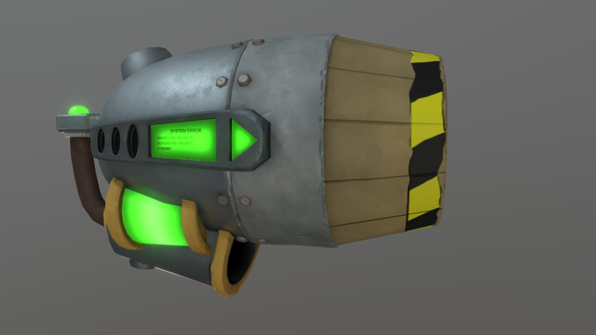 Bomb ball gun - 3D model by Thomas Jenner (@Thomas_Jenner) [00ef417 ...