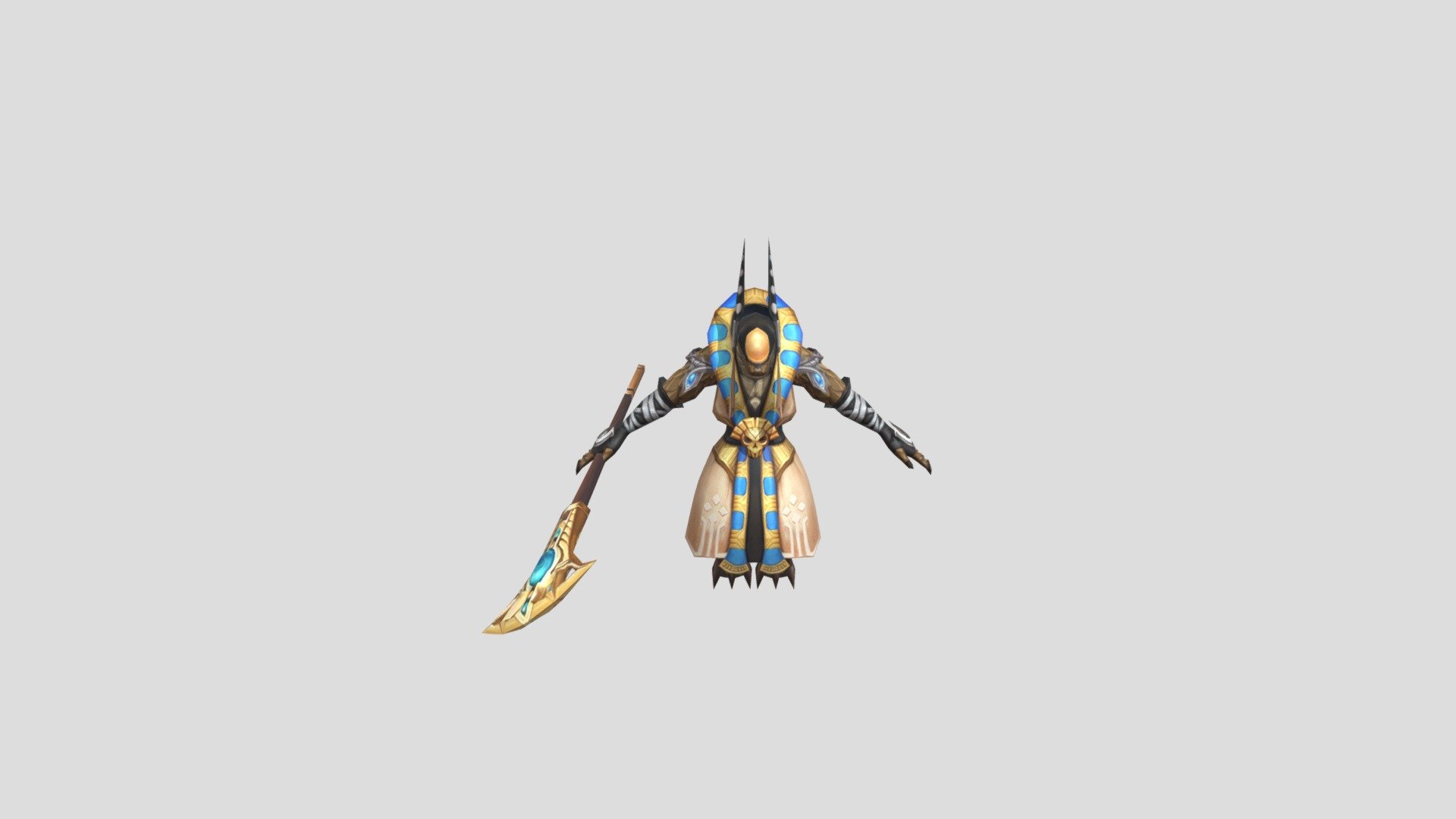 Monster_ Lizardman_ Priest_ Vari01 King's raid - Download Free 3D model ...
