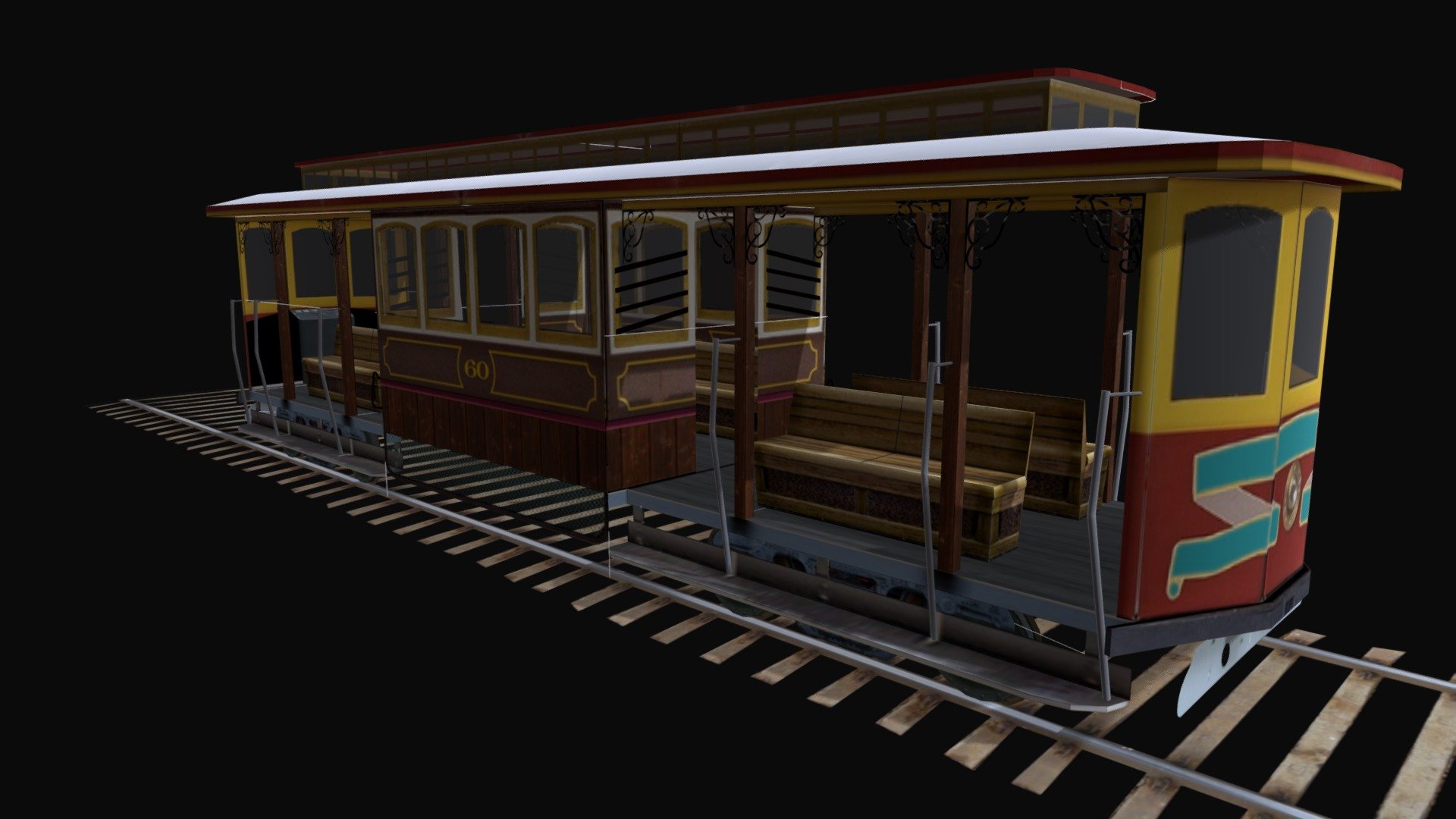 TRAIN 2 - 3D model by vicktor [00f01a5] - Sketchfab
