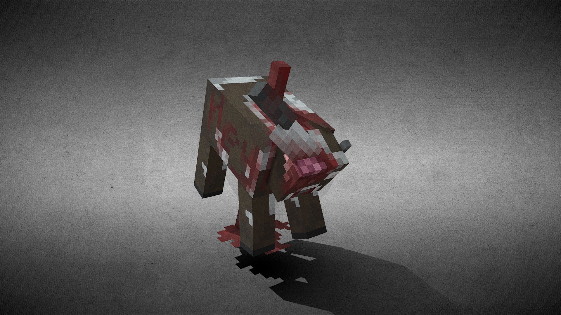 Dead Cow Minecraft - 3D model by M Productions (@Ma_Do_) [00f11b8 ...