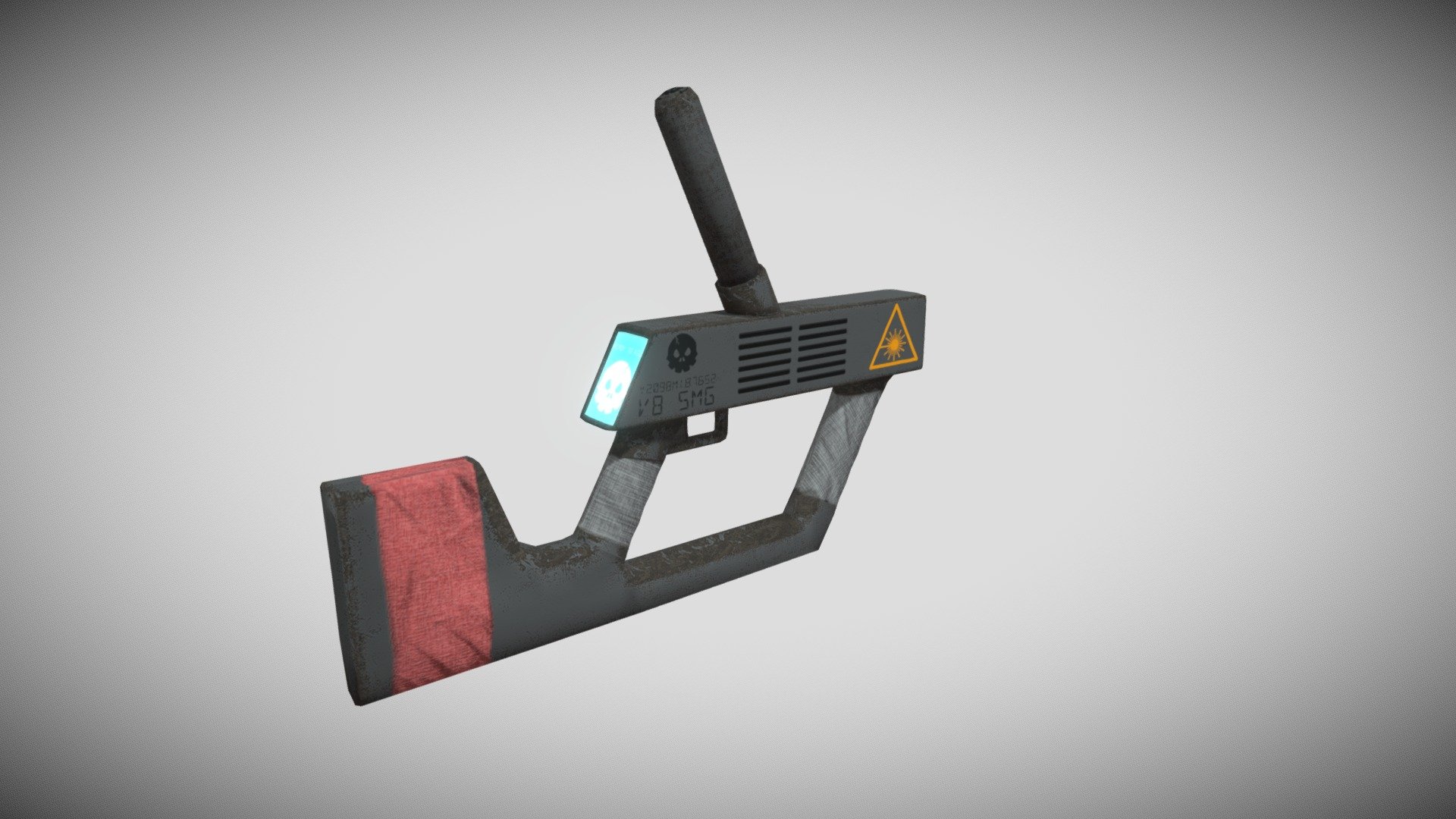 Sci-Fi laser submachine gun - Download Free 3D model by EricTheBlock ...