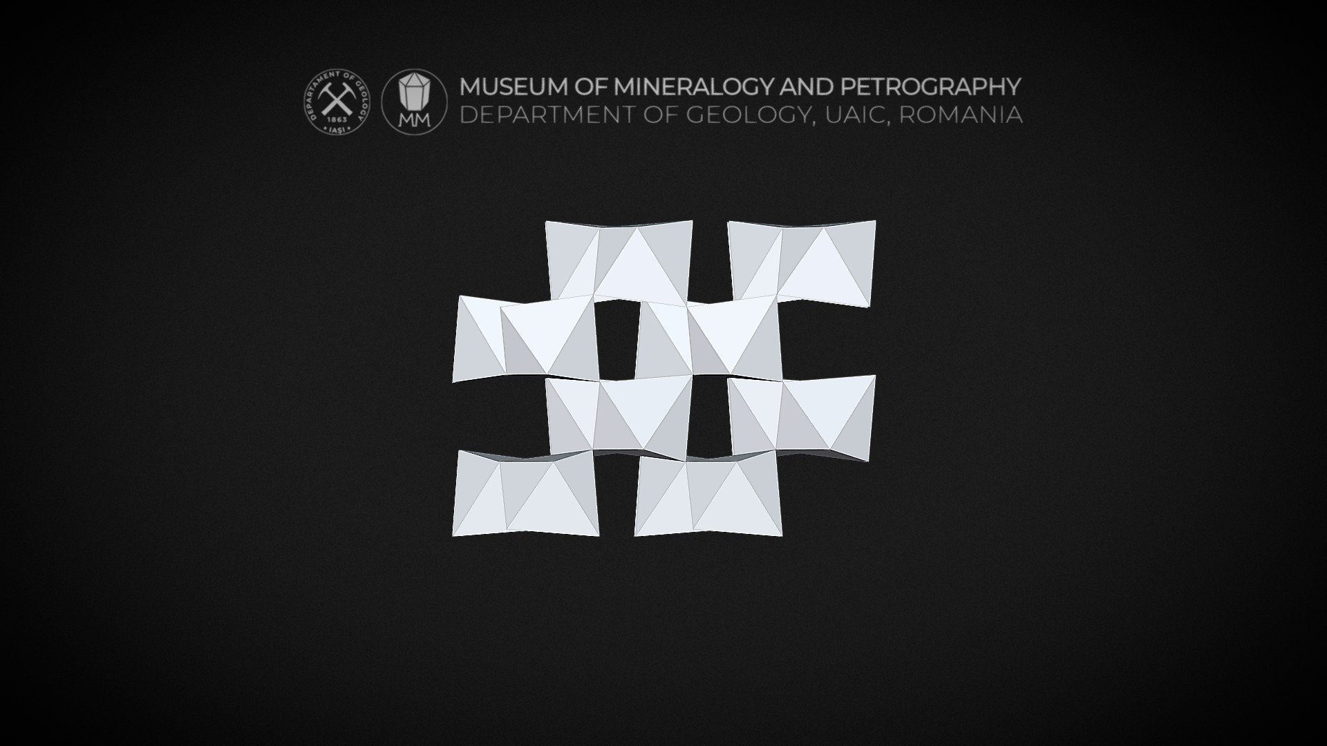 Crystal structure of Brookite - 3D model by Museum of Mineralogy and ...