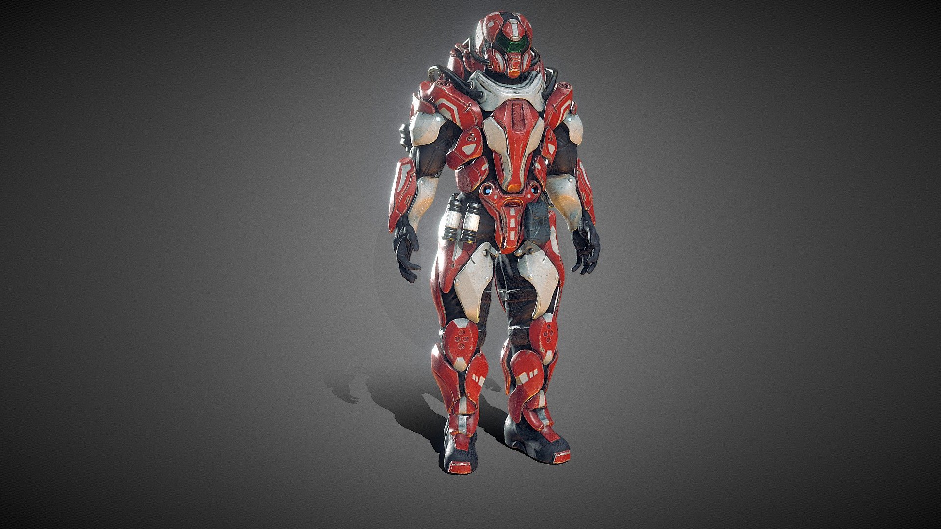 Cybersuit 002 - 3D model by Mkounelakis [00f53e8] - Sketchfab