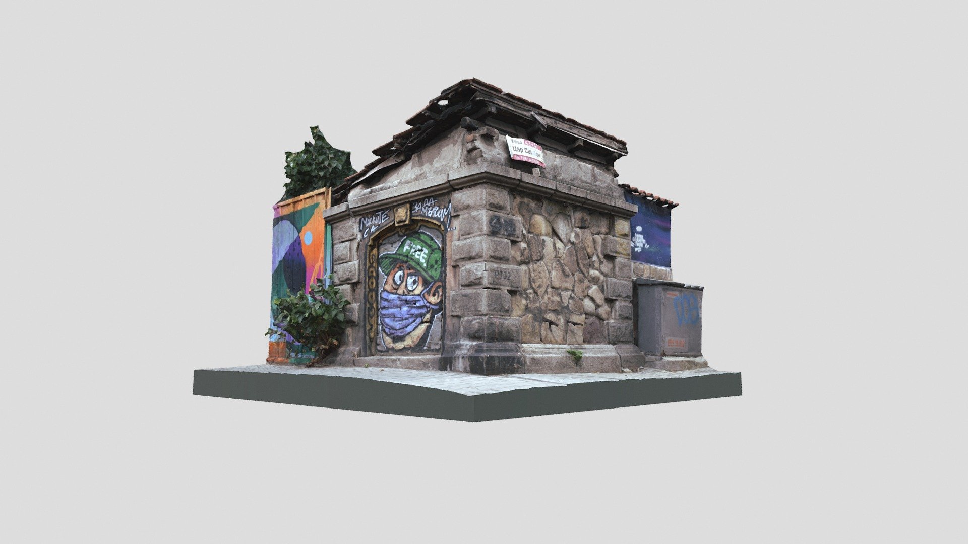 Street Graffiti Artwork - Download Free 3D model by antoniorumen ...