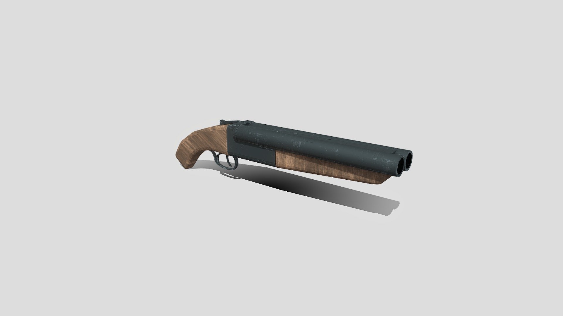 Double Barrel Shotgun - 3D model by ismeteavee [00f6363] - Sketchfab