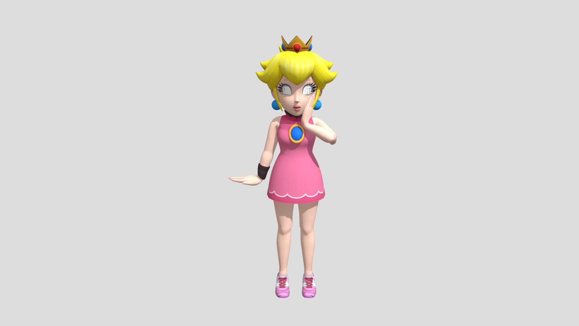 Peach pose - Download Free 3D model by XxDeafYesxx [00f66c9] - Sketchfab
