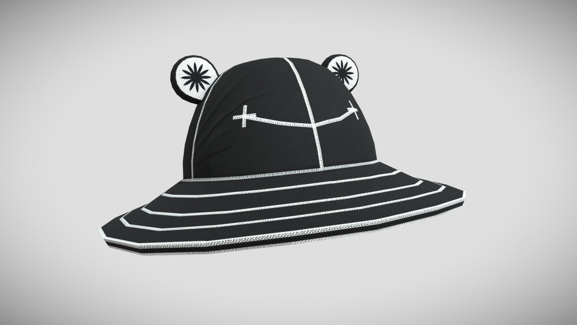 Black Frog Hat - 3D model by Jack Ansell (@Jackal04) [00f9dd4] - Sketchfab