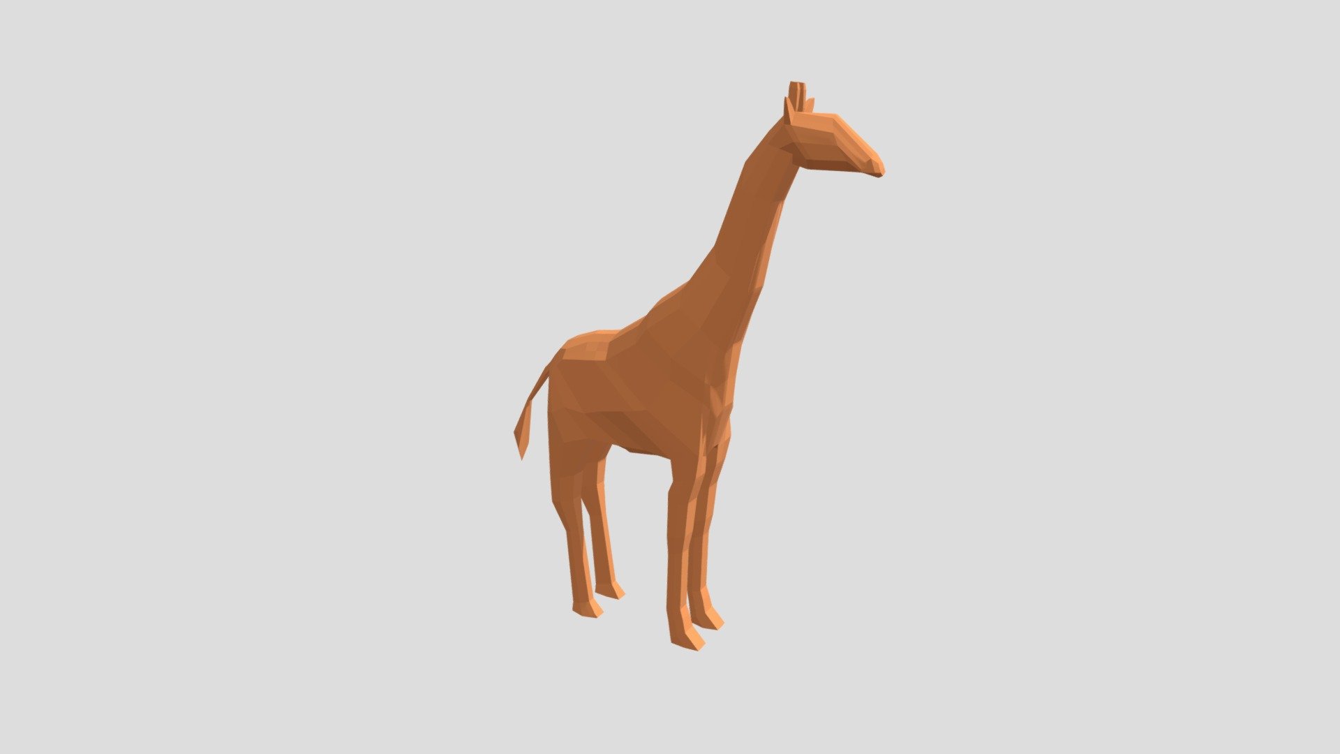 Low Poly Giraffe(Free Download) - Download Free 3D model by ouz209 ...