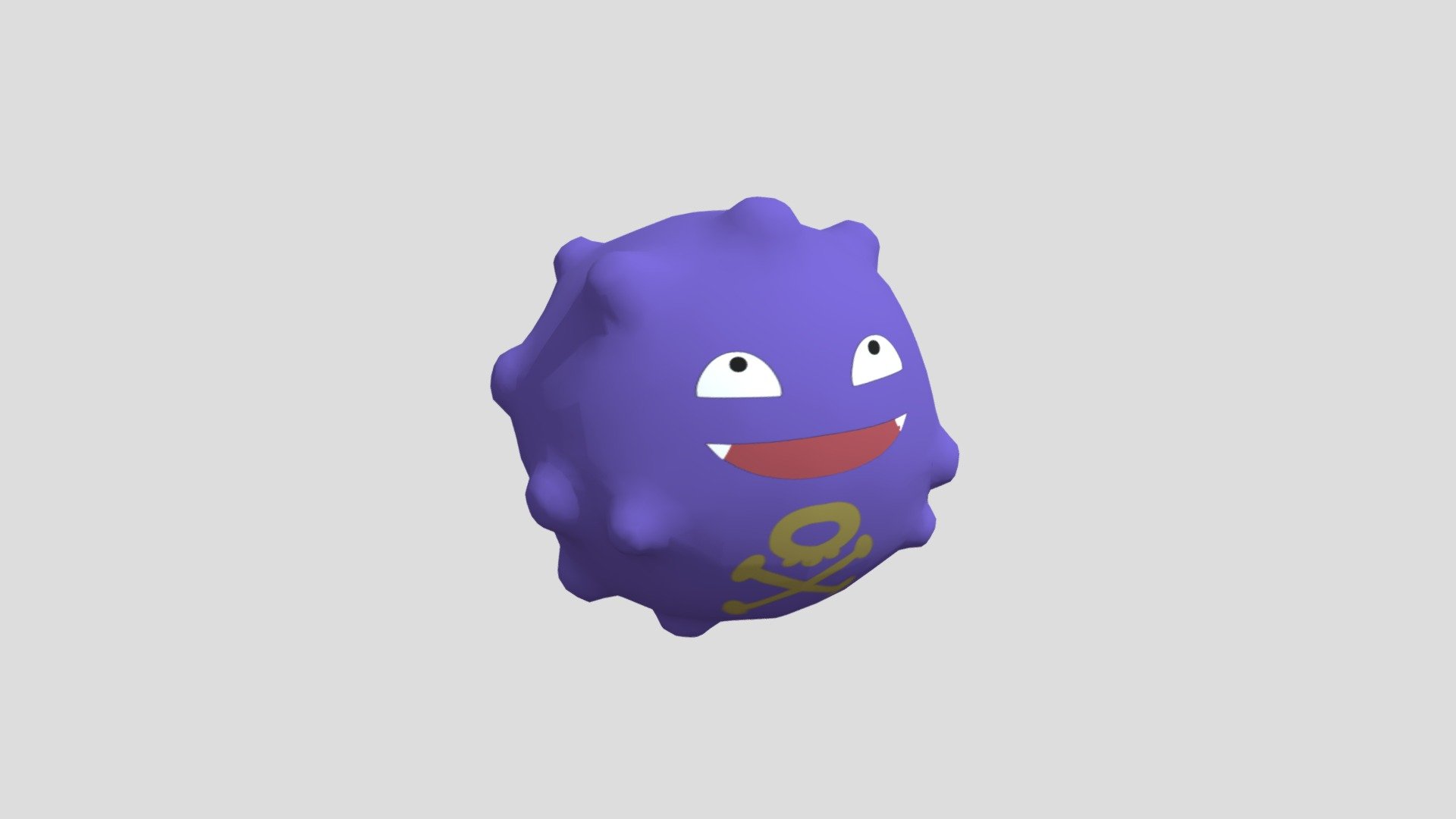 Koffing - Download Free 3D model by tirrellclark.75 [00fcbbe] - Sketchfab