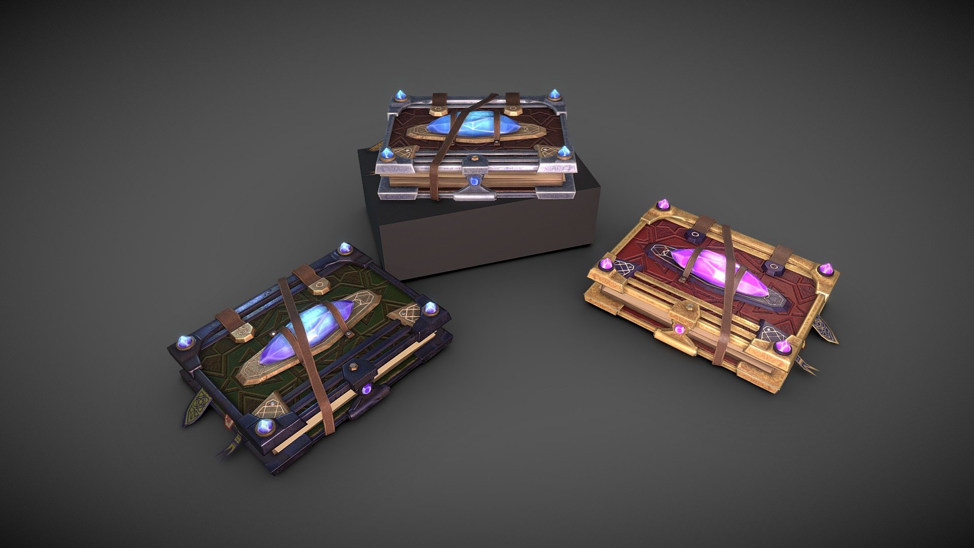 Magic Books - 3D model by Rixael [00fe523] - Sketchfab