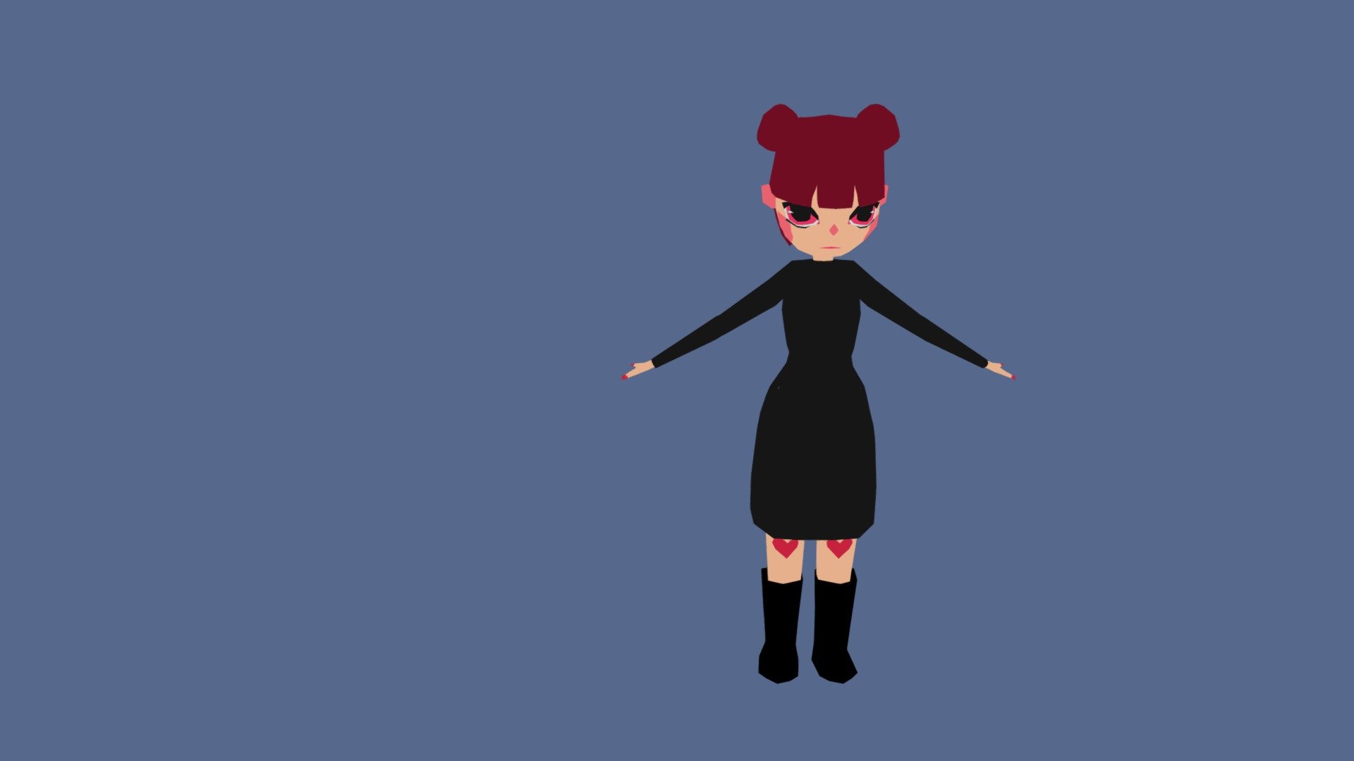 Poly Girl - 3D model by Skugga (@perkonsstudio) [01028ef] - Sketchfab