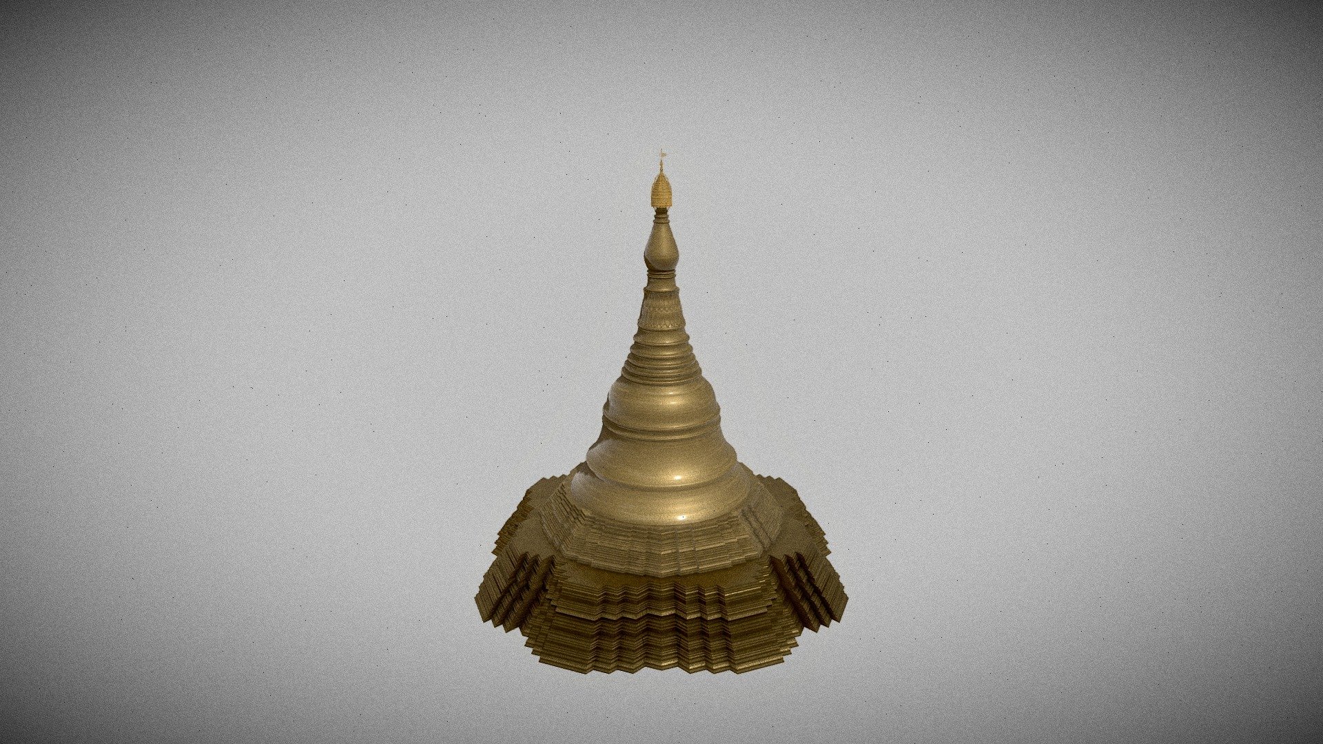 shwedagon - 3D model by Thurein Minn Oo (@thureinminnoo) [0102f87 ...
