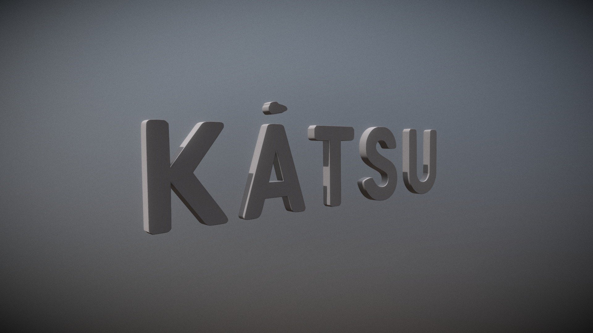 KATSU logo - 3D model by katsu_stones [010317e] - Sketchfab