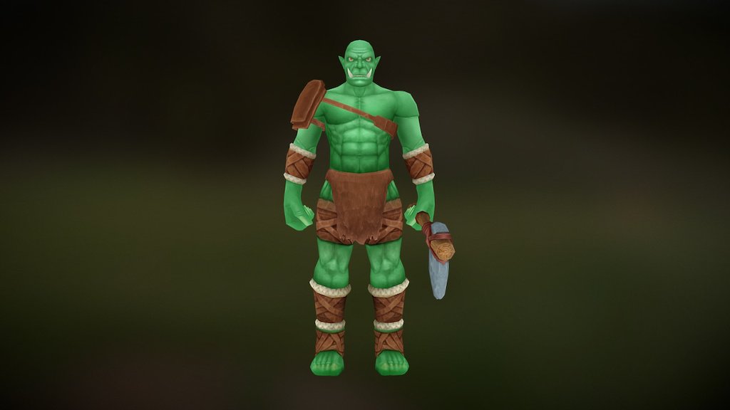 Orc hand painting - 3D model by t01036961059 [0106c21] - Sketchfab