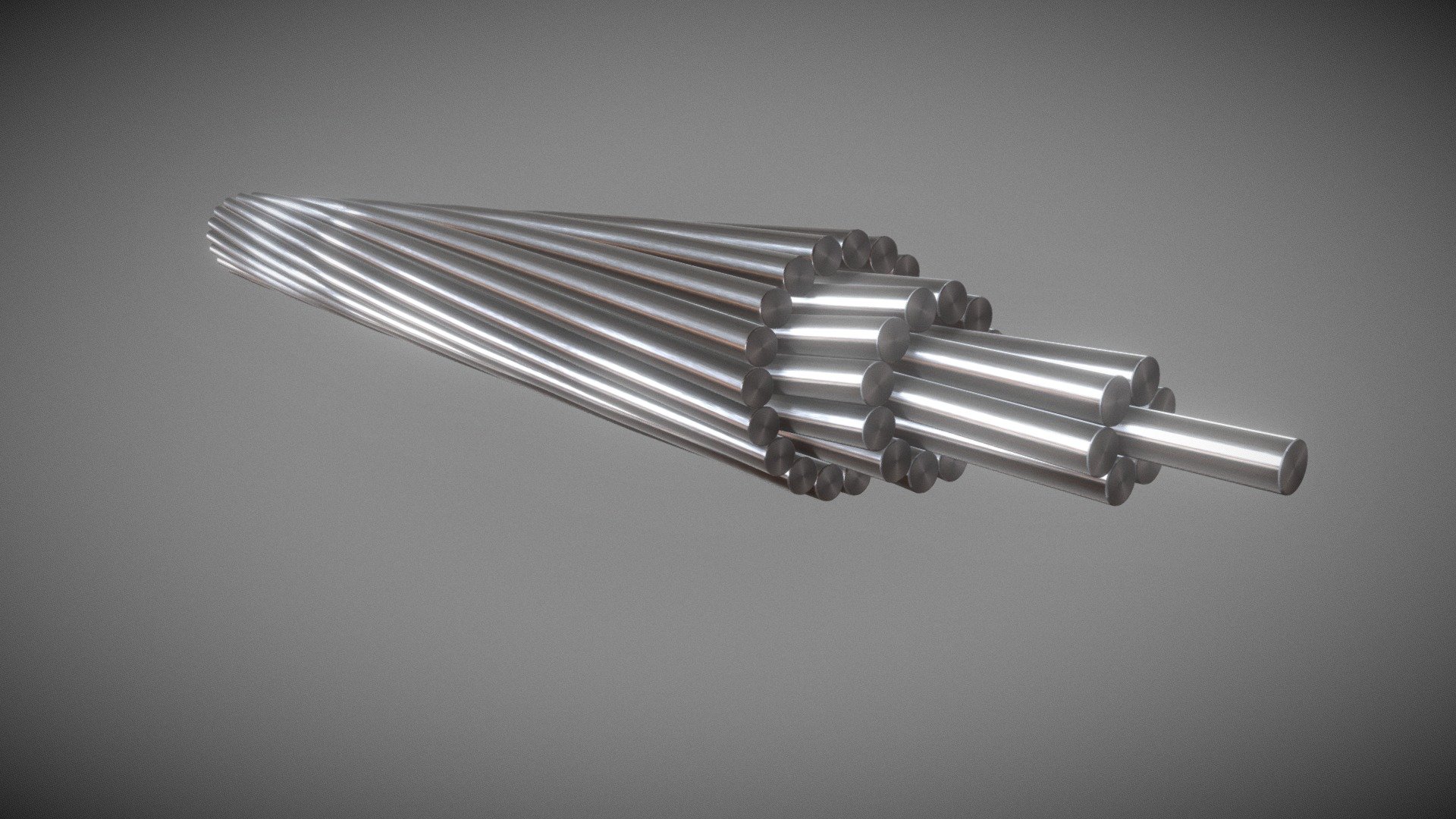 ACAR Aluminum Conductor Aluminum - 3D model by BROTHERSTUDIOS [010a95e ...