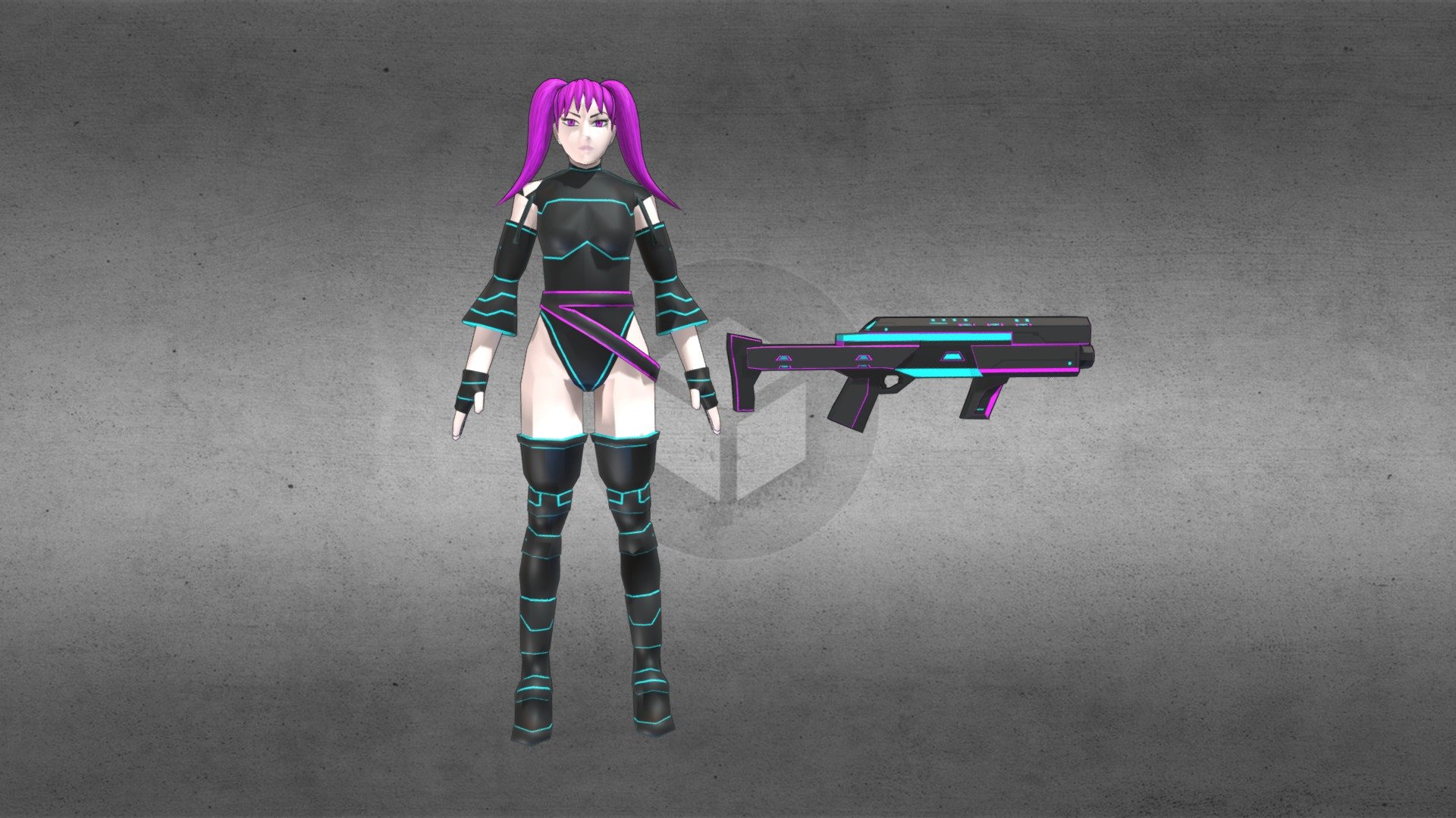 Shooter - 3D model by Stigia Studio (@stigiastudio) [010b909] - Sketchfab