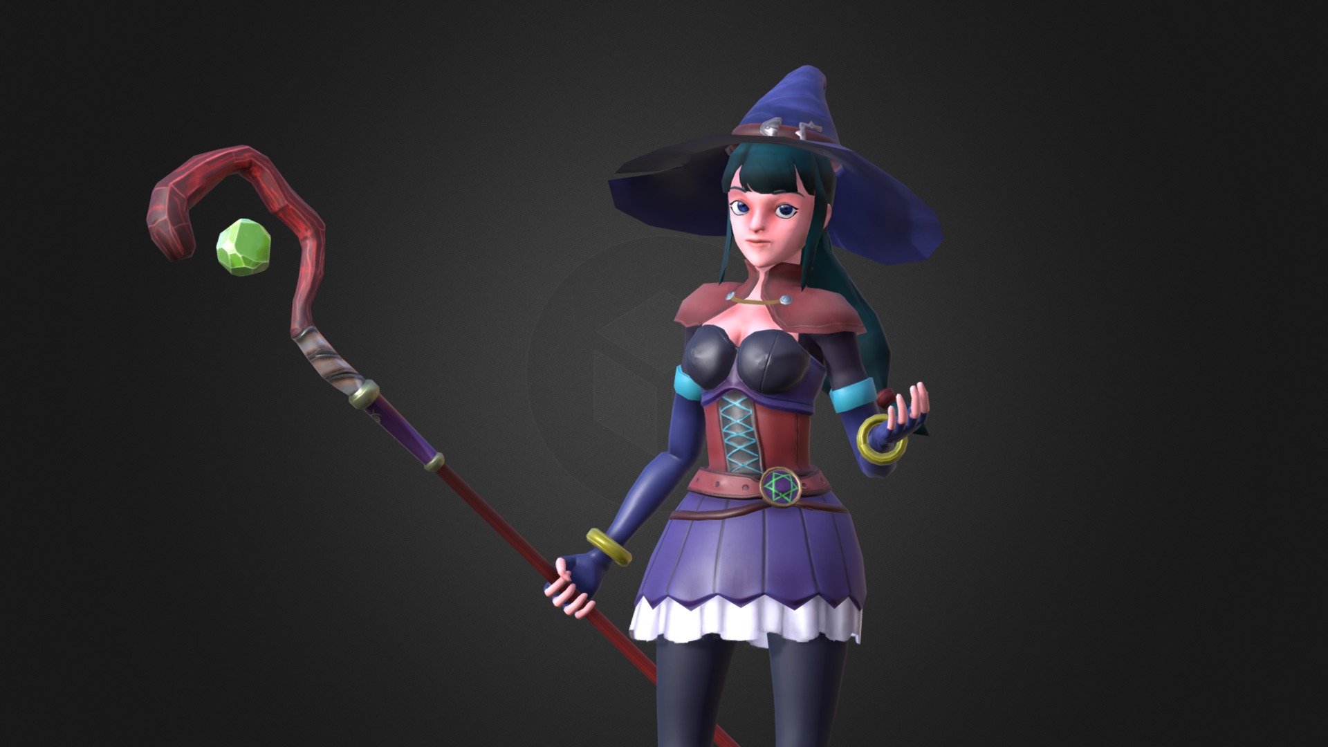 Arlene The Witch - 3D model by outcast945 [010bc71] - Sketchfab