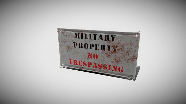 Warning-sign 3D models - Sketchfab