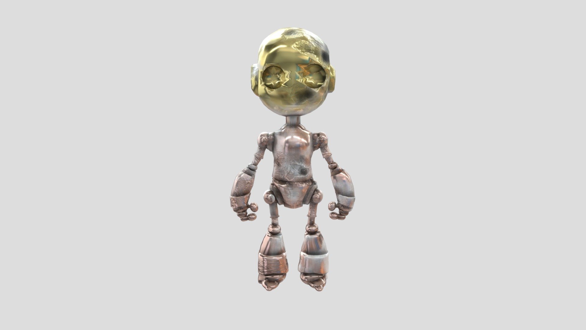 Robot model - Download Free 3D model by Maur.Saelens1 [010d38e] - Sketchfab
