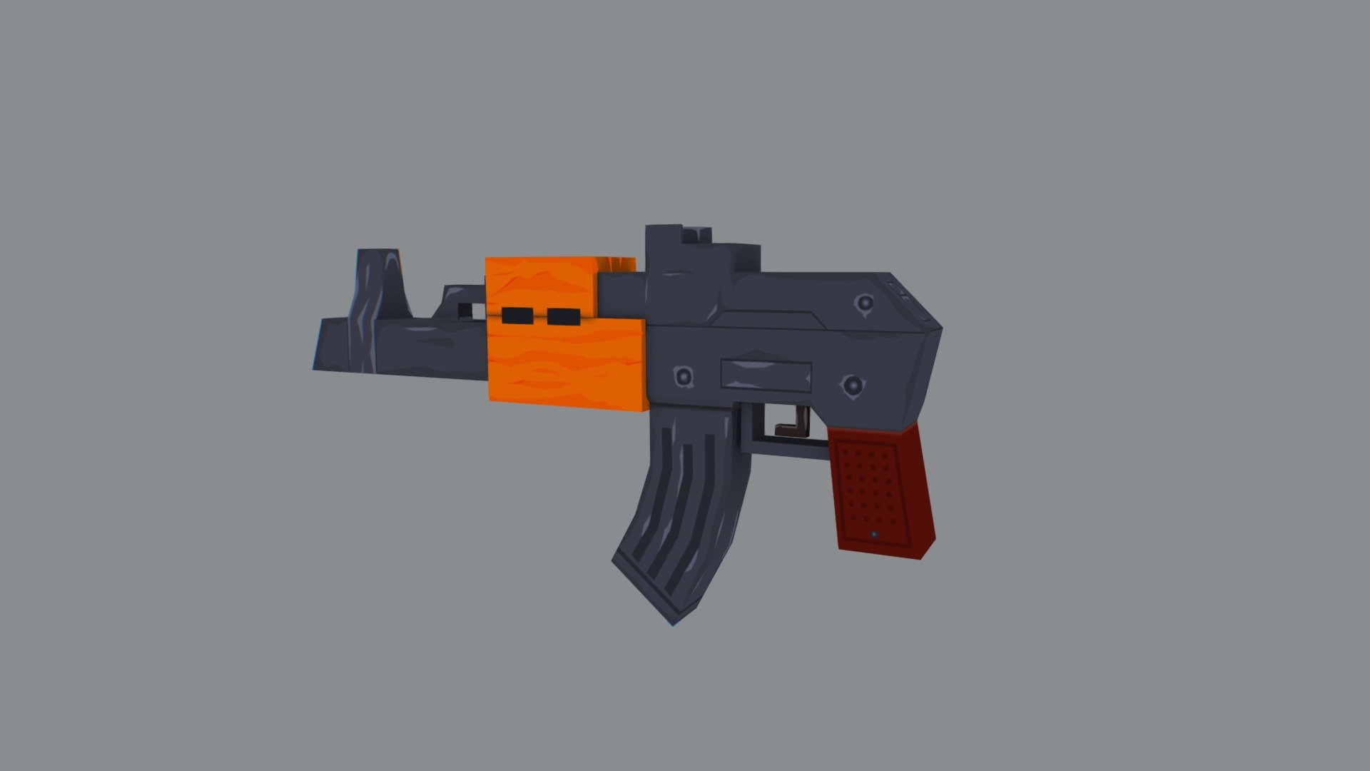 Mini Ak-47 - 3D model by SamanPolyArt [010e5b2] - Sketchfab
