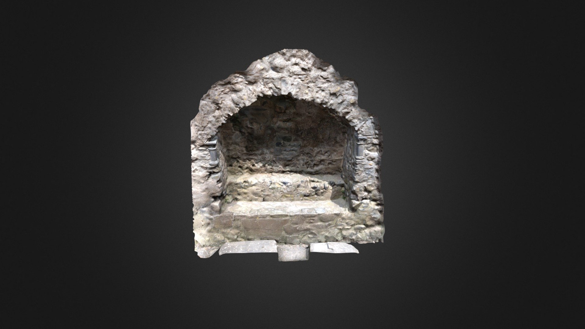 Kells Priory: Burial niche - Download Free 3D model by b-unicycling ...