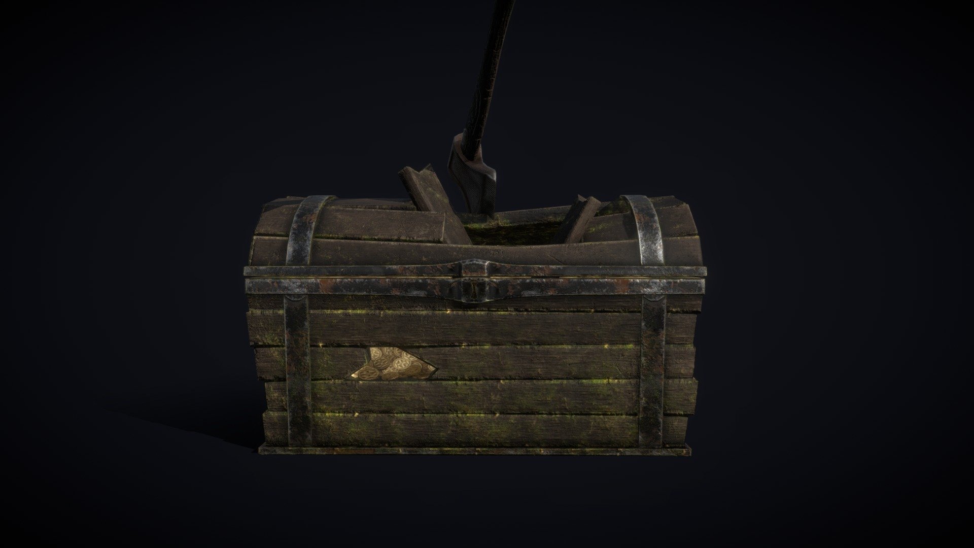 Old Treasure Chest - Download Free 3D model by Hjorskrim [0110035 ...
