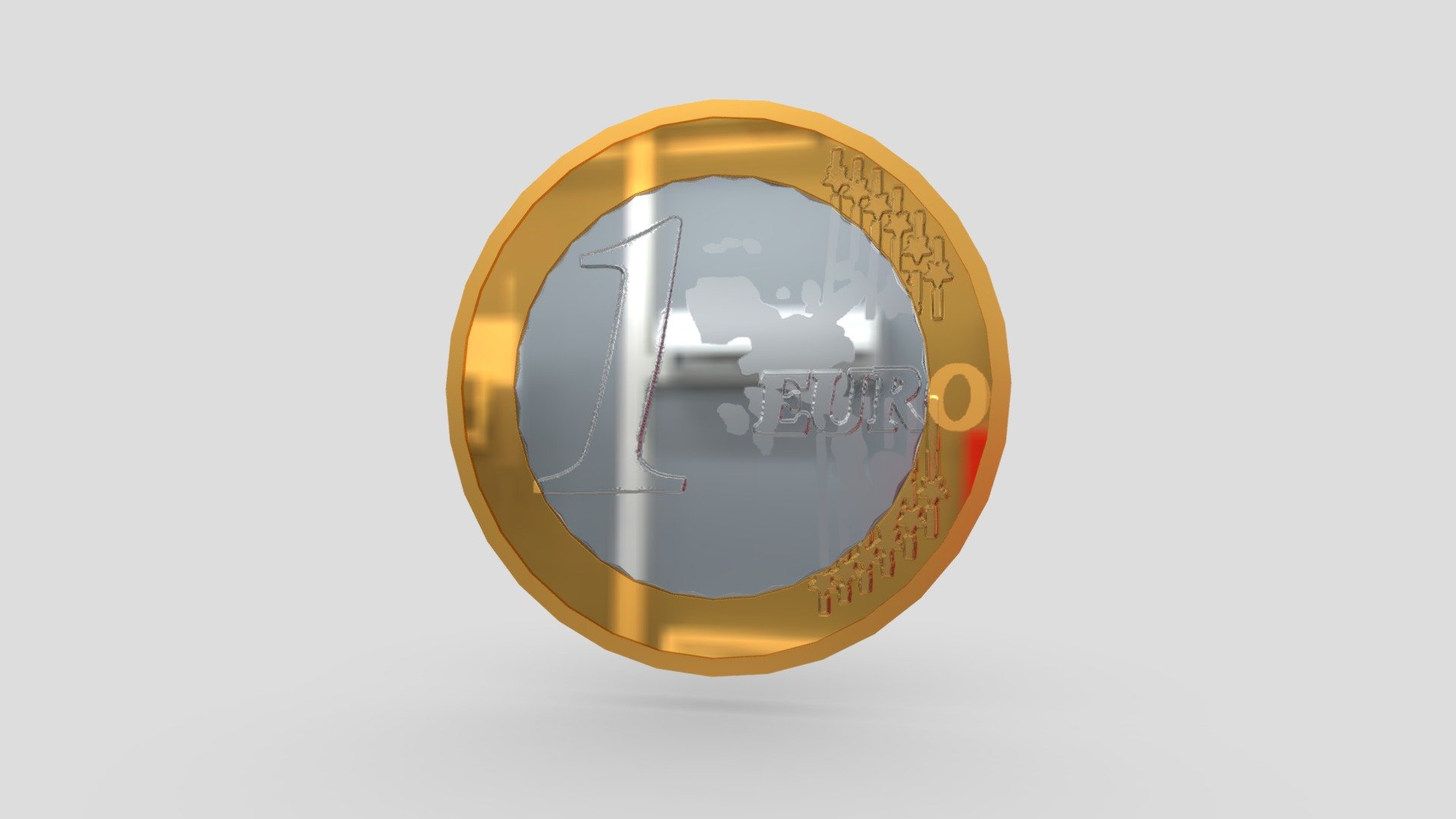 Lustrous Euro Coin 3D Model - 3D model by joelsoncastro [0110275 ...