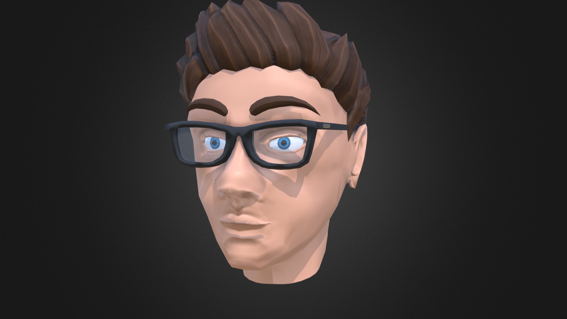 Stylized Head - 3D model by Mark_Brongersma [0110828] - Sketchfab