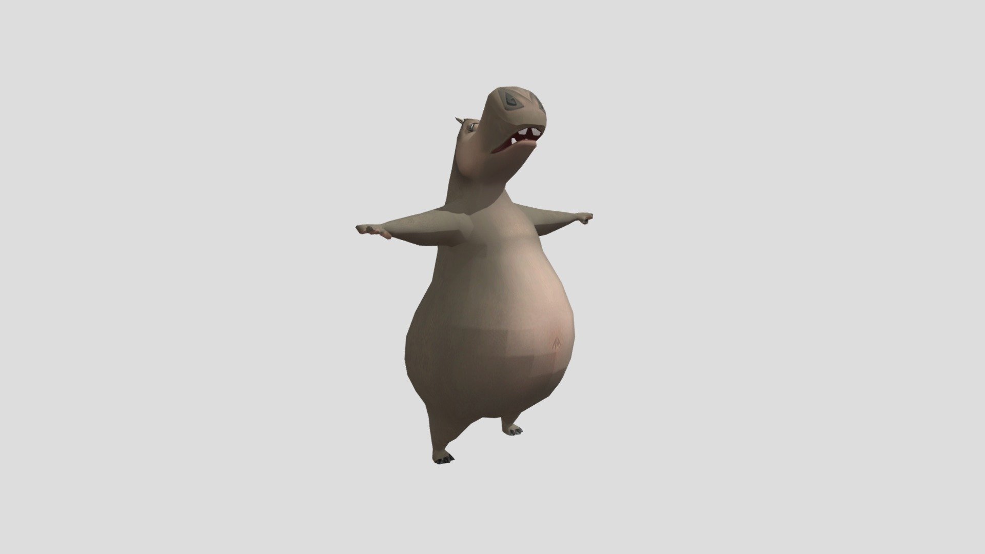 Gloria (Madagascar Video Game) T-Pose - Download Free 3D model by ...
