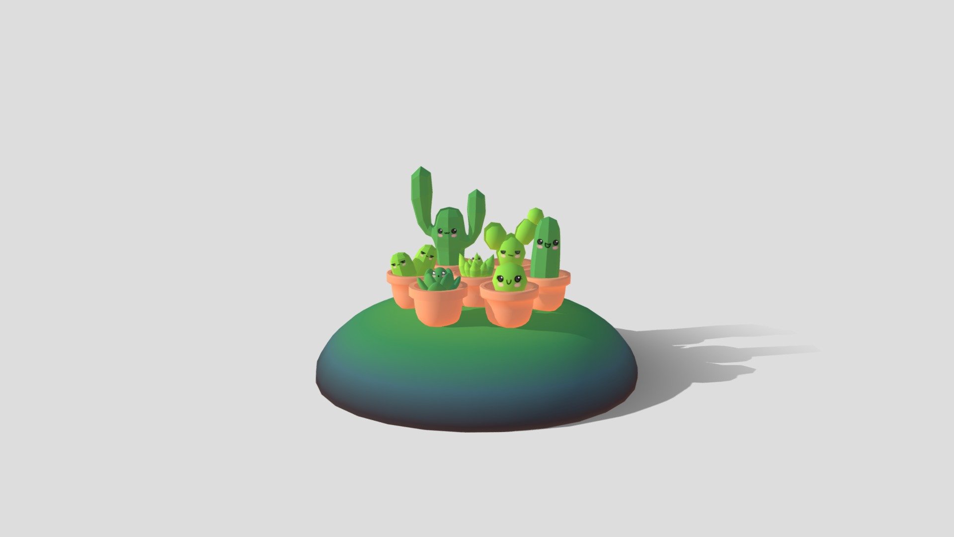 Dancing Cactus - 3D model by ZetaX [0117ace] - Sketchfab